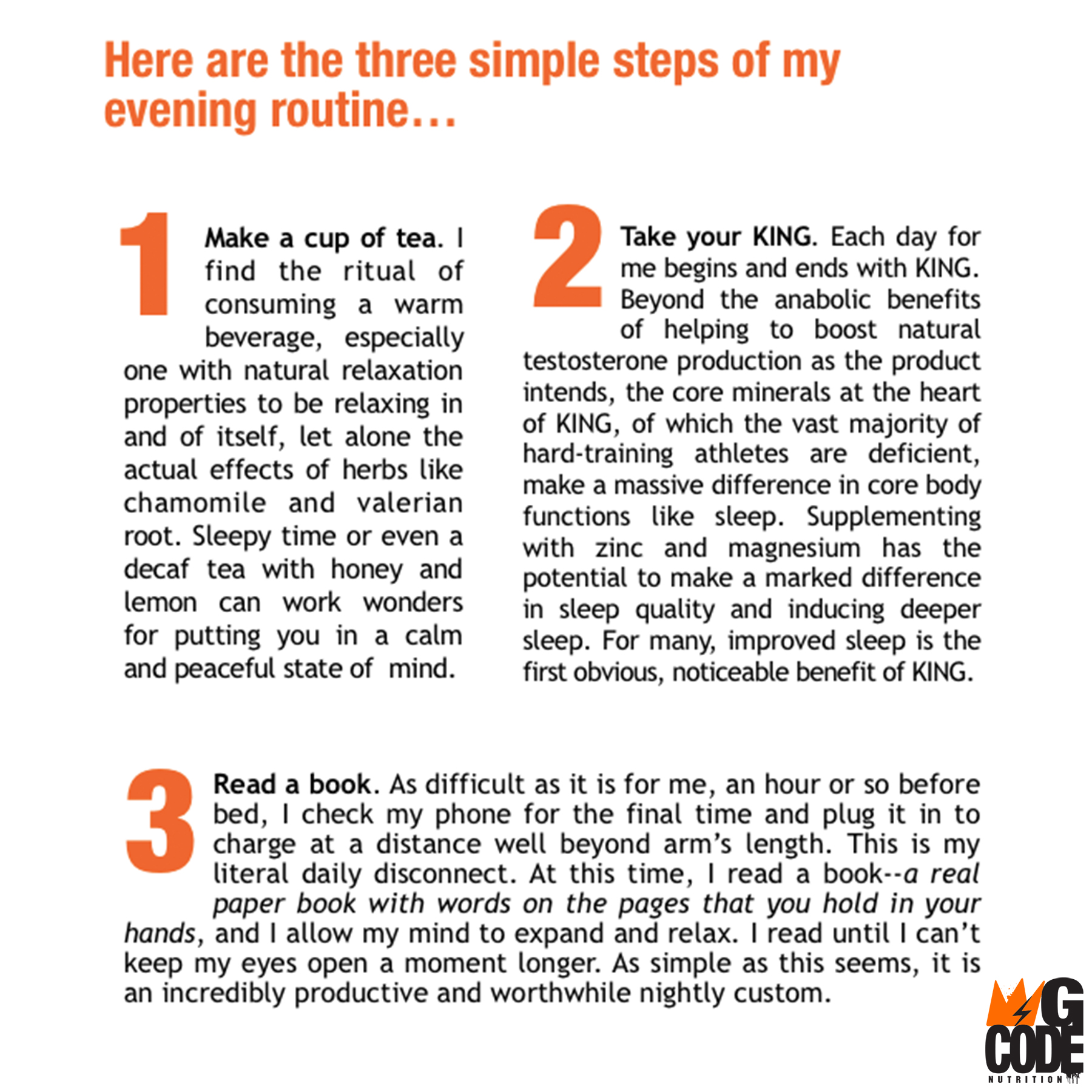 The Program 2020: Week 4 – GCode Nutrition