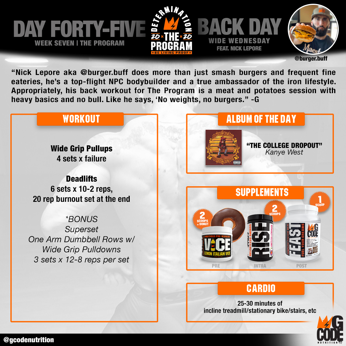 The Program 2020: Week 7 – GCode Nutrition